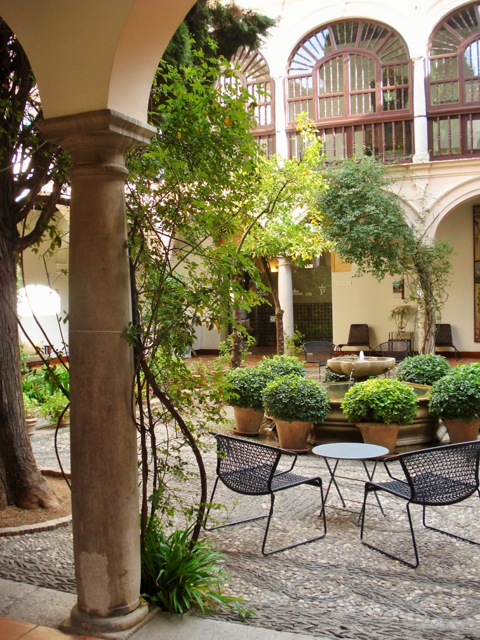 The Alhambra’s Parador in Granada: The Courtyards | Globetrotting Gardener